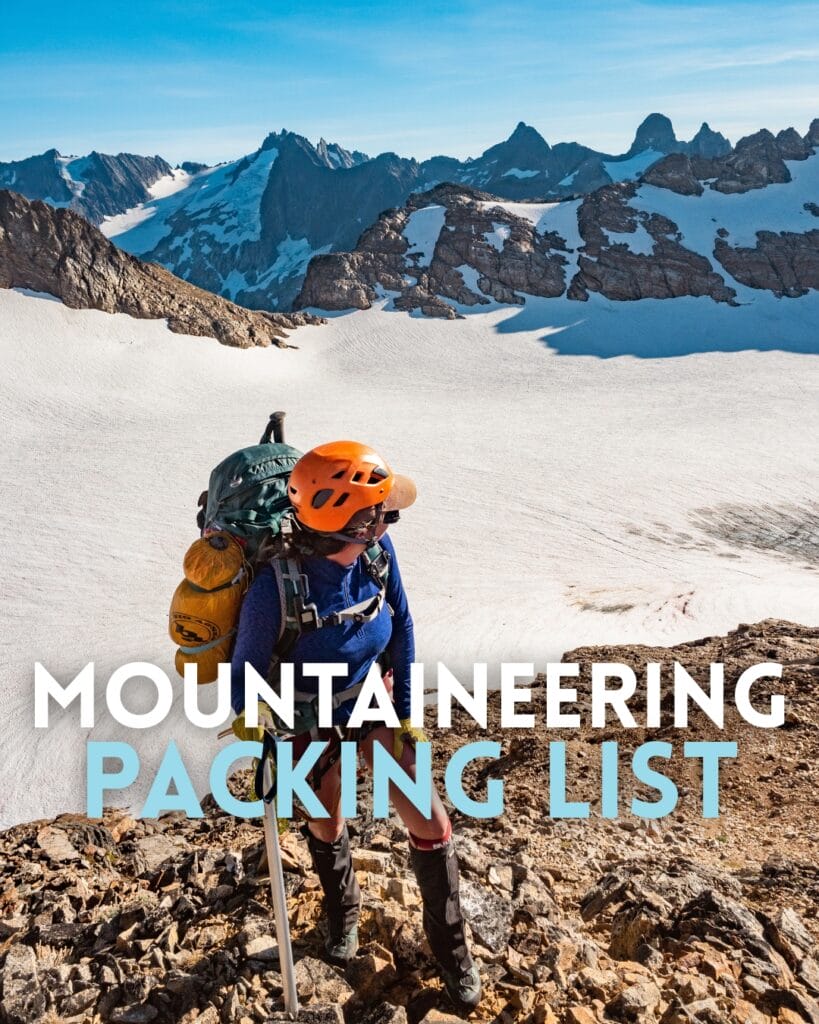 The ultimate multi-day mountaineering packing list ⋆ brooke beyond